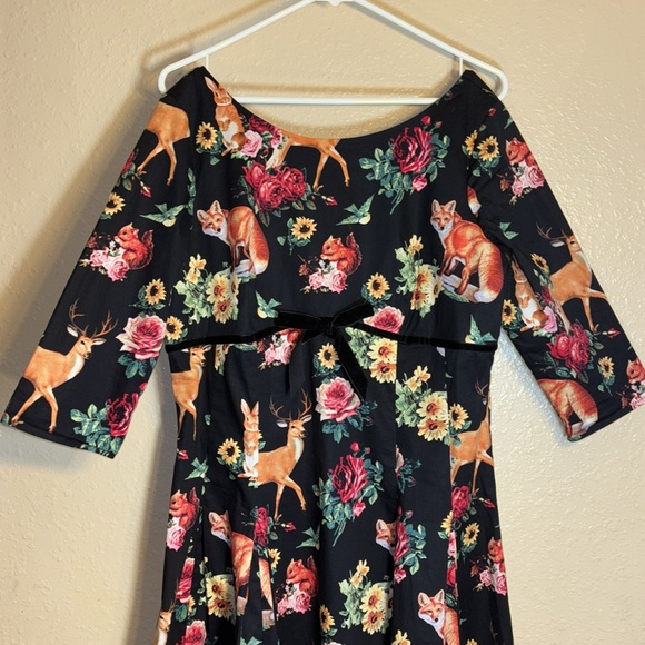 Hell Bunny Vixen | Dresses | Hell Bunny Vixen Size Xl Black Dress With ...